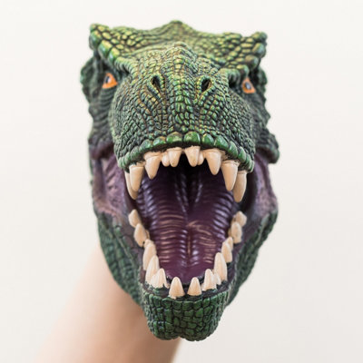 Wild Thingz Hand Puppet - T-rex - Green