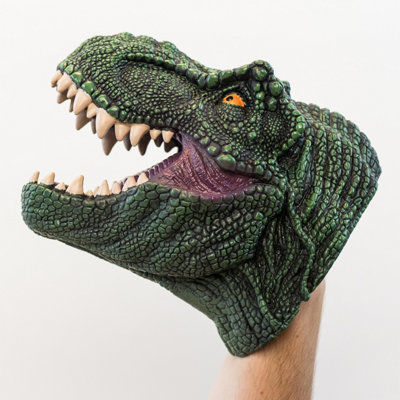 Wild Thingz Hand Puppet - T-rex - Green