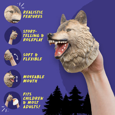 Wild Thingz Hand Puppet - Wolf