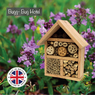 Wildlife and Birdcare Wooden Bugg Insect Hotel House | DIY at B&Q