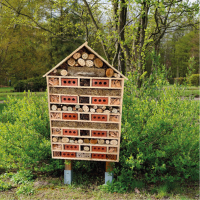 Wildlife and Birdcare Wooden Century Giant Woodland bug hotel | DIY at B&Q