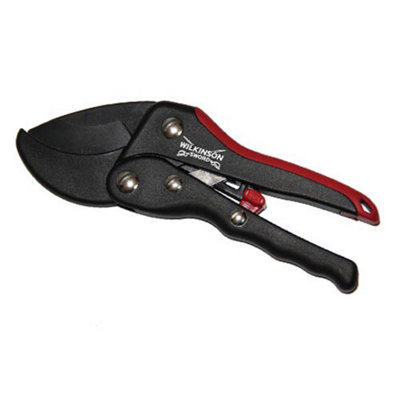 Wilkinson Sword 1111168W Ratchet Anvil Pruner Secateurs Soft Grip ...