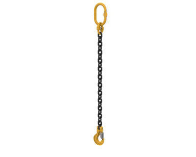 William Hackett Grade 8 (3.15t) 1 Leg 10mm Lifting Chain Sling with ...