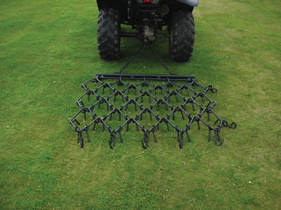 William Hackett Trailed Grass Harrow with Drawbar 6ft x 4ft