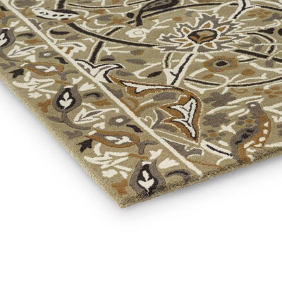 William Morris 127301 Mustard Bullerswood Runner Rug for Hallway - Long ...