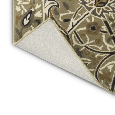 William Morris 127301 Mustard Bullerswood Runner Rug for Hallway - Long ...