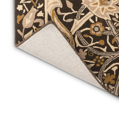 William Morris 127305 Mustard Bullerswood Runner Rug For Hallway - Long ...