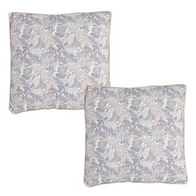 William Morris Acanthus Neutral Grey Filled Decorative Throw Scatter ...