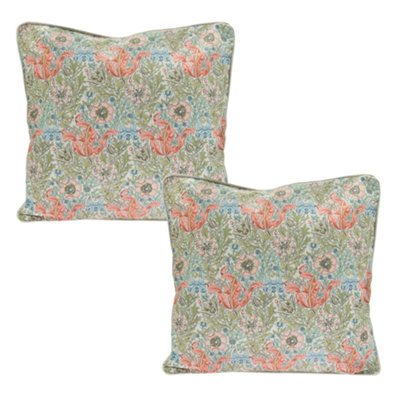 William Morris Compton Floral Filled Decorative Throw Scatter Cushion ...