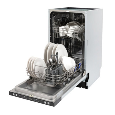 Willow WDW945I 45cm Integrated Slimline Dishwasher with 9 Place ...