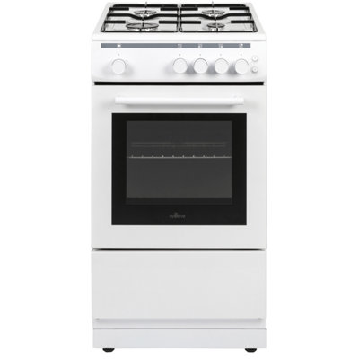 Willow WGS50CW 50cm Freestanding Single Cavity Gas Cooker with 4 Burners