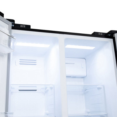 Willow WSBS84DB 430L Total No Frost American Style Fridge Freezer
