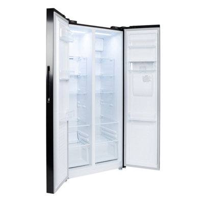 Willow WSBS84DB 430L Total No Frost American Style Fridge Freezer