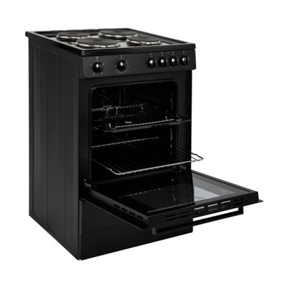 Willow WSE60BK 68L Freestanding Single Cavity Electric Cooker - Black