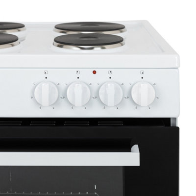 Willow WSE60WH 68L Freestanding Single Cavity Electric Cooker - White