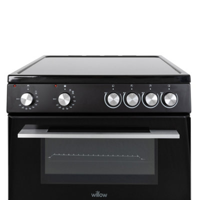 Willow WT60CCB 60cm Electric Cooker with Ceramic Hob