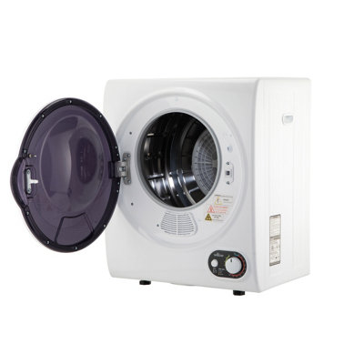 Willow WTD25W 2.5kg Compact Vented Dryer, Front Loading with Child Lock ...