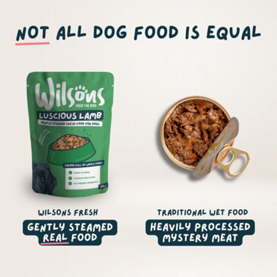 Wilsons Lamb and Rice Fresh Dog Food Complete Natural Balanced ...