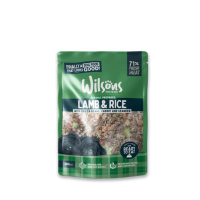 Wilsons Lamb and Rice Fresh Dog Food Complete Natural Balanced Nutrition