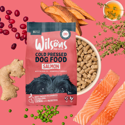 Wilsons Salmon Cold Pressed Dog Food Natural High Protein Omega 3 ...