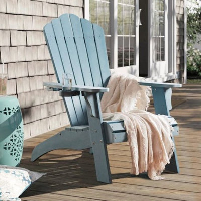 Winawood Adirondack Chair Polymer Wood Effect - Powder Blue