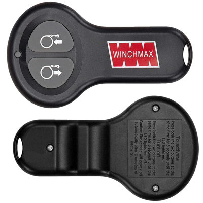 WINCHMAX 13,500lb 12v Winch. 28m Dyneema Synthetic Rope. Remote Controls.