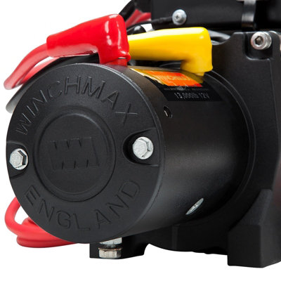 WINCHMAX 13,500lb Military Grade 12v Winch. 28m Dyneema Synthetic Rope ...