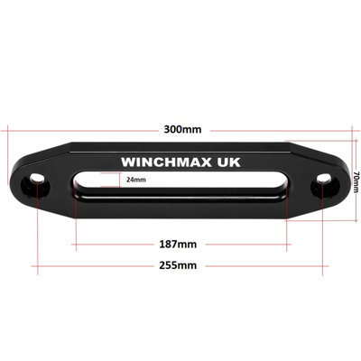 WINCHMAX 13,500lb Military Grade 12v Winch. 28m Dyneema Synthetic Rope ...