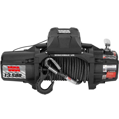 WINCHMAX 13,500lb 'SL Series' 12v Military Grade Winch. 25m Armourline ...