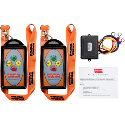 WINCHMAX 2 Channel Winch Remote Control, Wireless. Twin HD Handsets ...