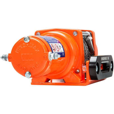WINCHMAX 3,000lb 12v Electric Winch. 15.5m Dyneema Synthetic Rope ...