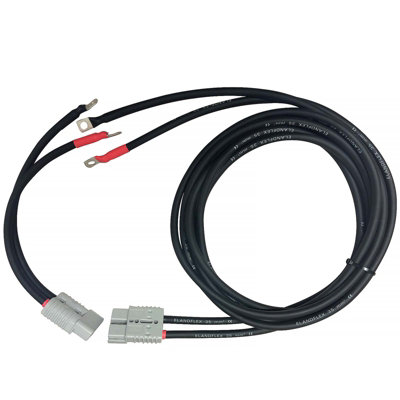 WINCHMAX 4m ATV Winch Battery Extension Cables - Anderson Type - 6mm Lug.