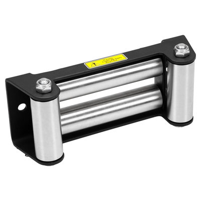WINCHMAX Roller Fairlead, Large, Military Grade, Matt Black. Stainless ...