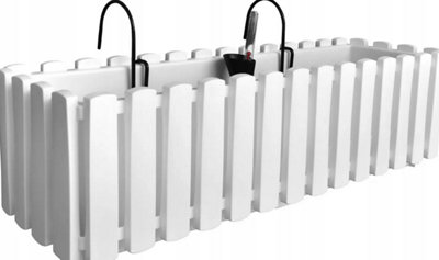 Window Box Flower Pot Planter 2 Sizes 4 Colours Rustic Slat Farm House ...