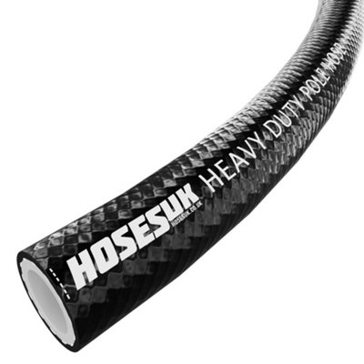 Window Cleaning Pole Hose PVC with Reinforced Hard Core - Black / 6mm ...