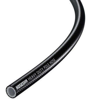 Window Cleaning Pole Hose PVC with Reinforced Hard Core - Black / 6mm ...