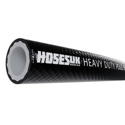 Window Cleaning Pole Hose PVC with Reinforced Hard Core - Black / 6mm ...