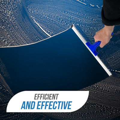 Window Cleaning Set Rubber Squeegee and Microfibre Washer Glass Cleaner ...