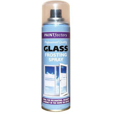 Window Glass Frosting Paint 250ml (Spray) - Pack of 2 | DIY at B&Q