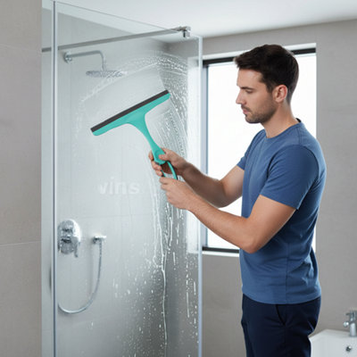 Window Squeegee Blade Shower Screen Glass Cleaning Wiper Rubber Squeegee