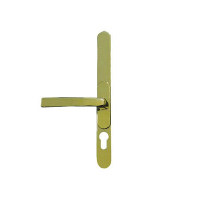 Windowparts Flexi Door Handle - Gold - Adjustable Inline/Offset Lever ...