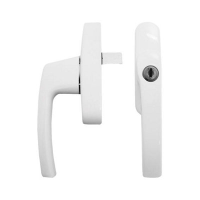 Windowparts Tilt and Turn Forked/Spaded Aluminium Window Handle - White ...