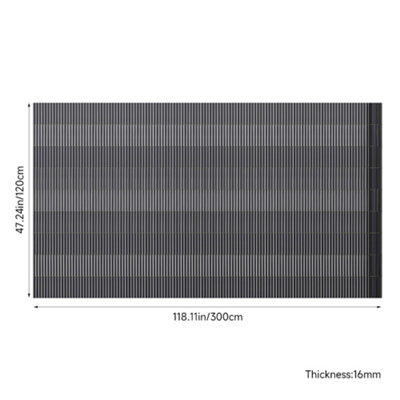Windproof & Waterproof PVC Privacy Screening Fence 300cm W x 120cm D