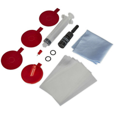 WINDSCREEN CHIP & CRACK REPAIR KIT - TOUGH RESIN FORMULA - CAR WINDOW ...