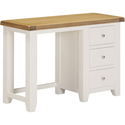 Windsor 3 Drawer Dressing Table Ivory ( Fully Assembled )