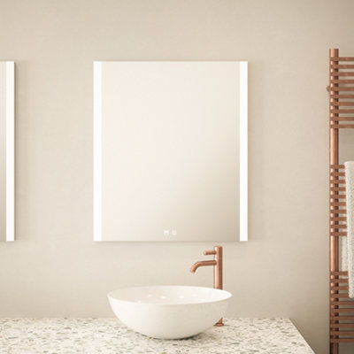 Windsor 800x600mm LED Bathroom Mirror with Bluetooth, Demister ...