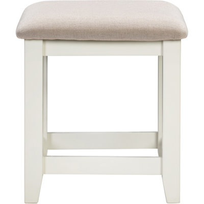 Windsor Dressing Table Stool Ivory ( Fully Assembled )