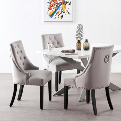 Buy Windsor Duke LUX Dining Set Includes a White Dining Table and Set ...