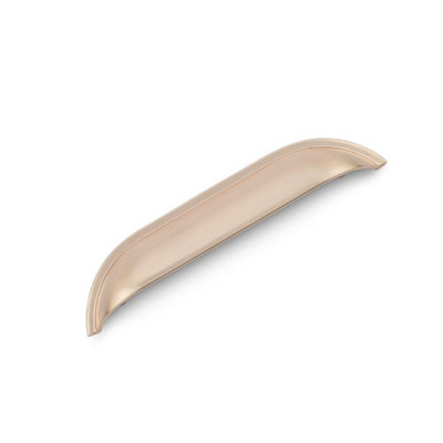 Windsor Kitchen Cabinets Shell Handle, 128mm Centres, Champagne Gold ...