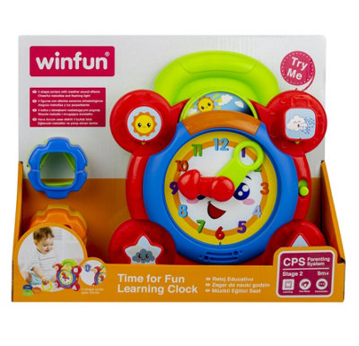 Winfun Time For Fun Learning Clock Toy | DIY at B&Q